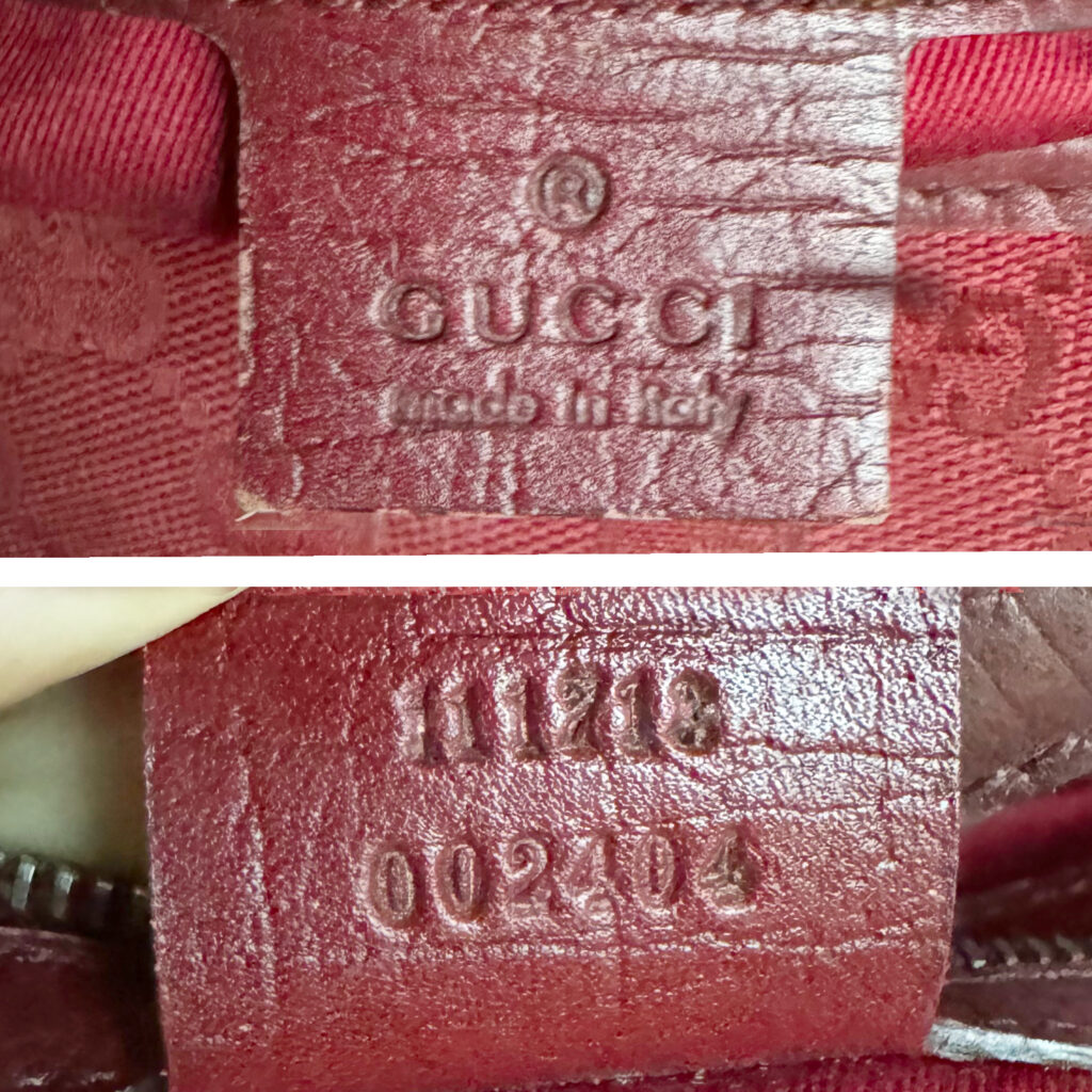 Gucci Monogram Bamboo Shoulder Bag in Red / Maroon / Silver – Nitryl