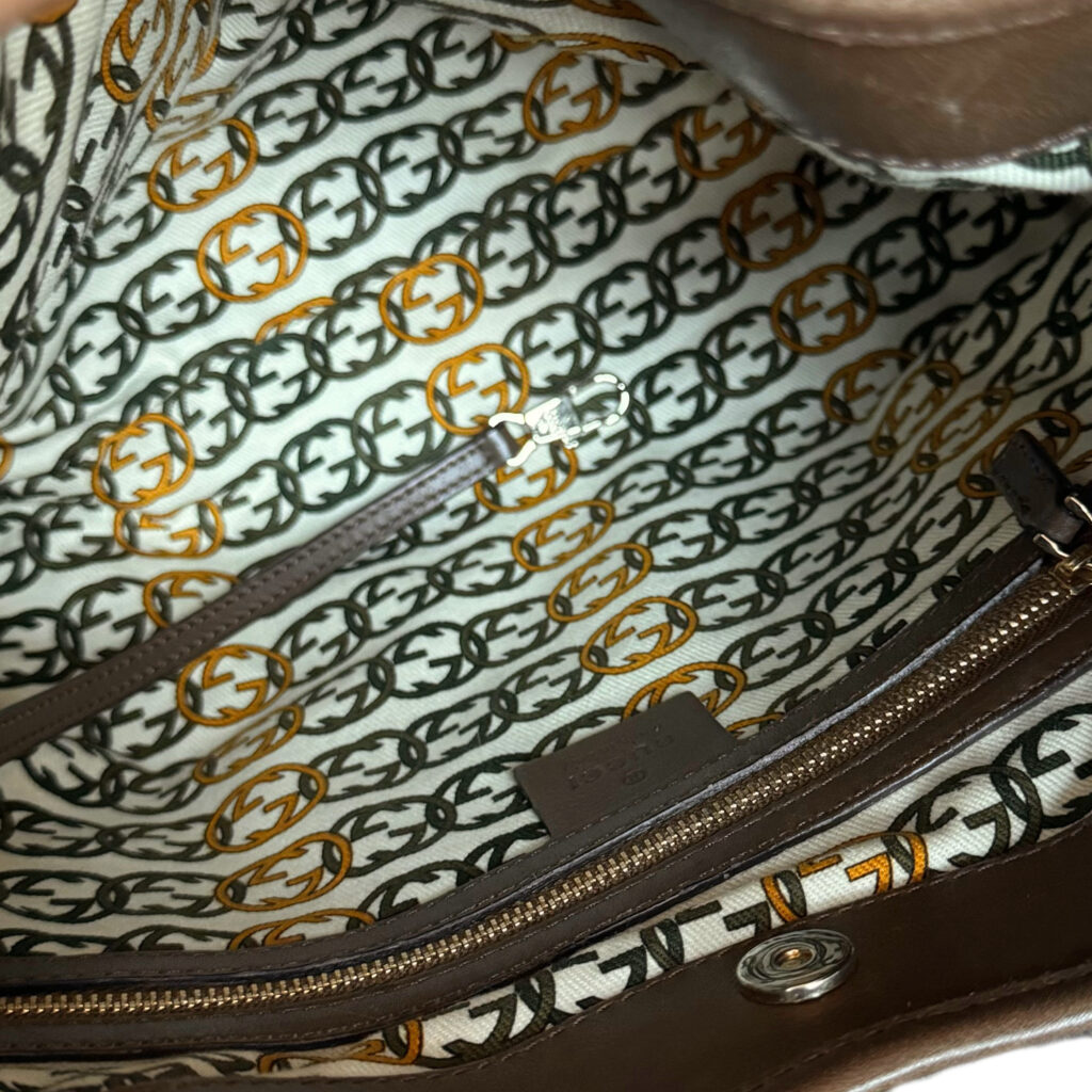 Gucci ’85th Anniversary’ Rabbit Fur Horsebit Shoulder Bag in Brown ...